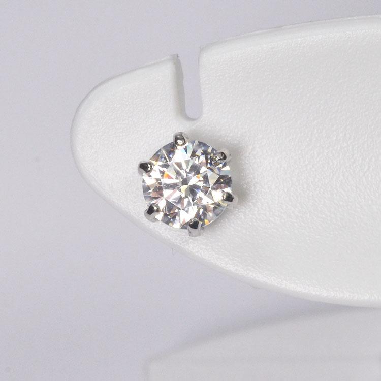 プラチナ950 0.5ct スタッドピアス スーパーCZ スーパーキュービック Pt950ティファニー爪 6本爪 シグニティー 金属アレルギーでも安心 ギフト : キュートジュエリー - 通販 ...