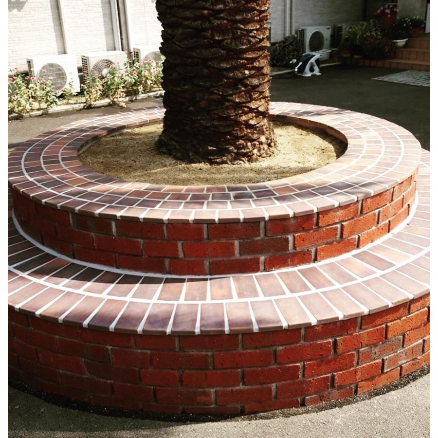 砥部陶板 1セット10枚入り 花壇・内装外装・アプローチ カラー ブラウン系・グレー系 サイズ約195mm×約95mm×約20mm 重さ約800〜870g :tobetouban:天然砥石いよ ...