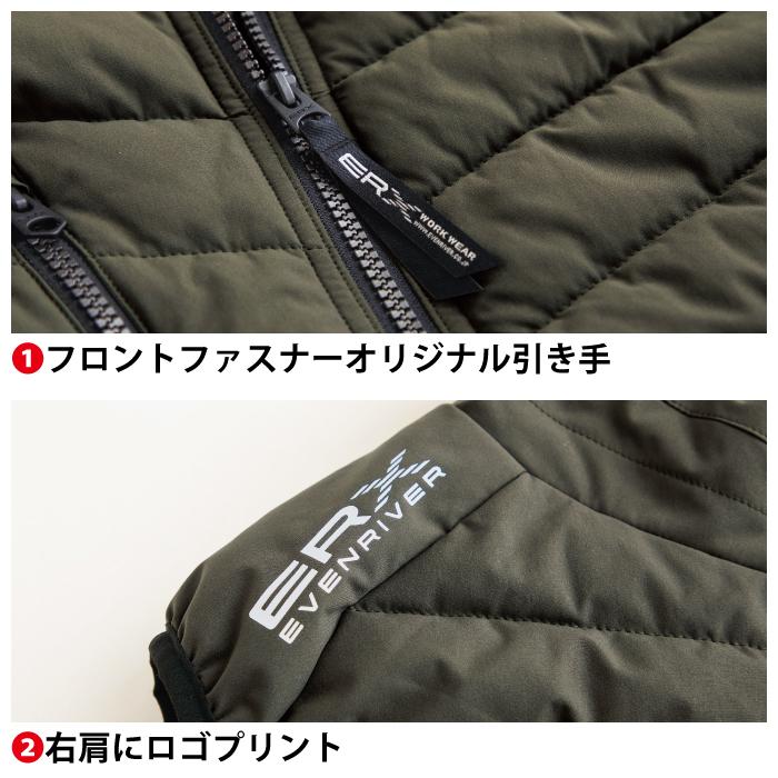 EVENRIVER イーブンリバー 作業服 防寒着 TR05 プレミアムソフトシェルベスト M-5L 秋冬用 作業着 おしゃれ : オシャレワークウェアIz shop - 通販 - Yahoo ...