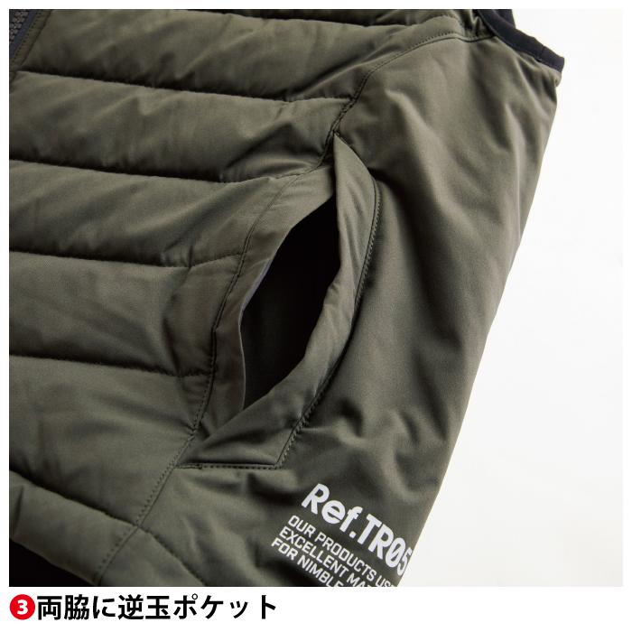 EVENRIVER イーブンリバー 作業服 防寒着 TR05 プレミアムソフトシェルベスト M-5L 秋冬用 作業着 おしゃれ : オシャレワークウェアIz shop - 通販 - Yahoo ...