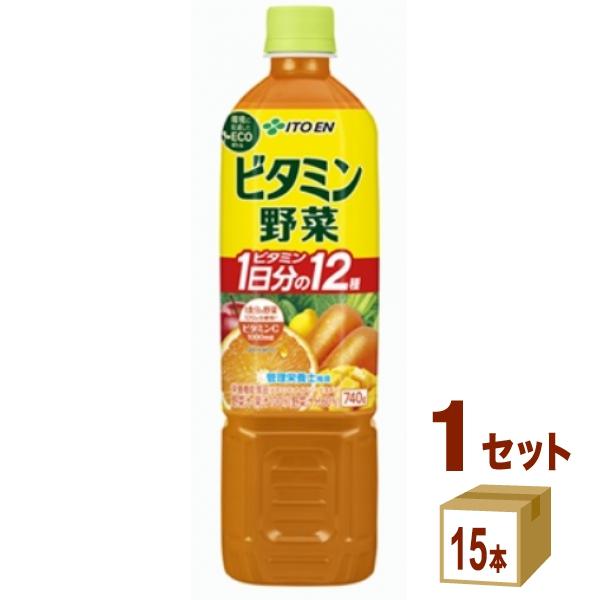 伊藤園 ビタミン野菜 740g 1ケース (15本) : イズミックワールド - 通販 - Yahoo!ショッピング