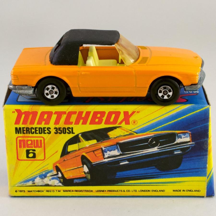 イギリス マッチボックス（matchbox） MERCEDES 350SL NEW6 No.6 1973 : いずみ洋行Yahoo!ショップ - 通販 - Yahoo!ショッピング