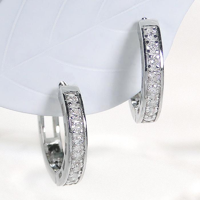 Pt950 0.16ct 中折れ ダイヤモンド フープ ピアス 送料無料 プラチナ PT 可愛い ジュエリー キャッチレス わっか エタニティ シンプル 人気 AU-0376 : ジュエリー ...