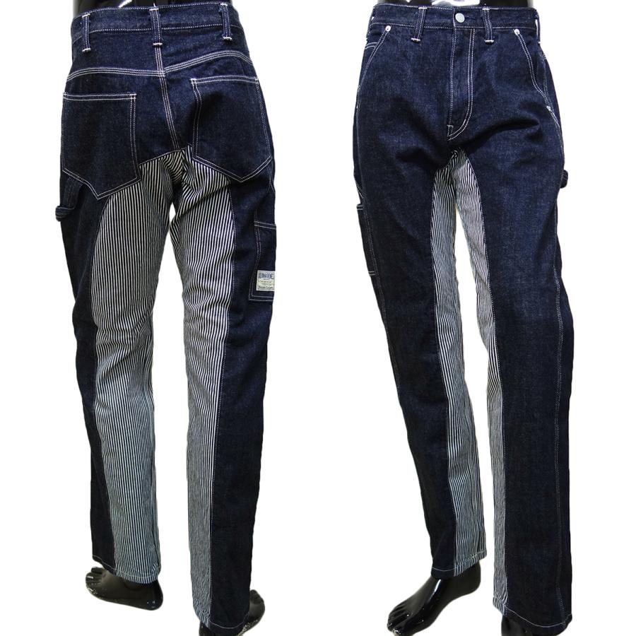 児島ジーンズ ペインター パンツ メンズ インディゴ×ヒッコリー RNB-1081 MCF : rnb-1081-indhc : 和柄とアメカジバイカーのJ.Field - 通販 ...