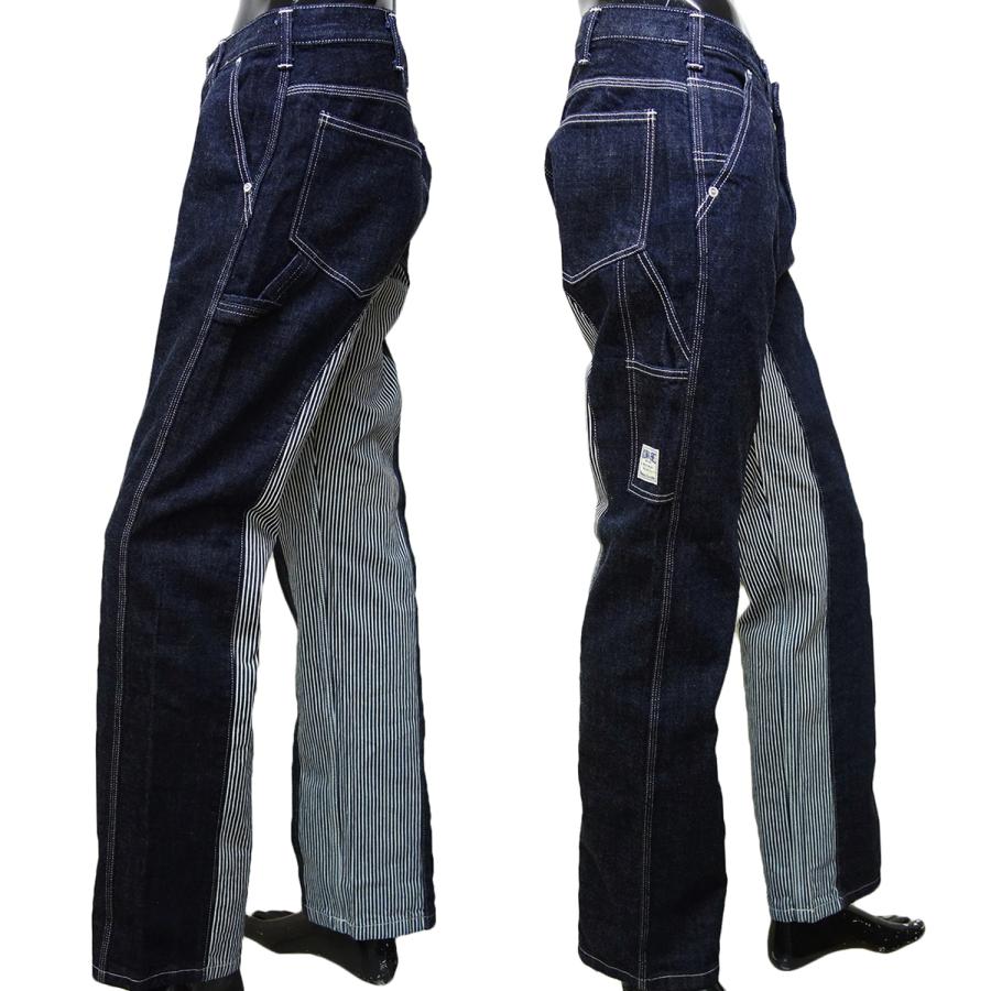 児島ジーンズ ペインター パンツ メンズ インディゴ×ヒッコリー RNB-1081 MCF : rnb-1081-indhc : 和柄とアメカジバイカーのJ.Field - 通販 ...