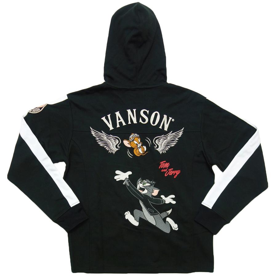 VANSON バンソン トムとジェリー ドライメッシュ パーカー ジップアップ メンズ 黒 TJV-2515 MCF : 和柄とアメカジバイカーのJ.Field - 通販 - Yahoo!ショッピング