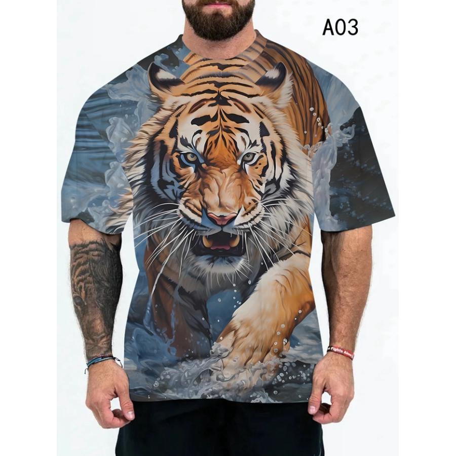 おもしろTシャツ 3Dプリント 動物 半袖Tシャツ メンズ レディース :jkmiz-xz2:J-K - 通販 - Yahoo!ショッピング