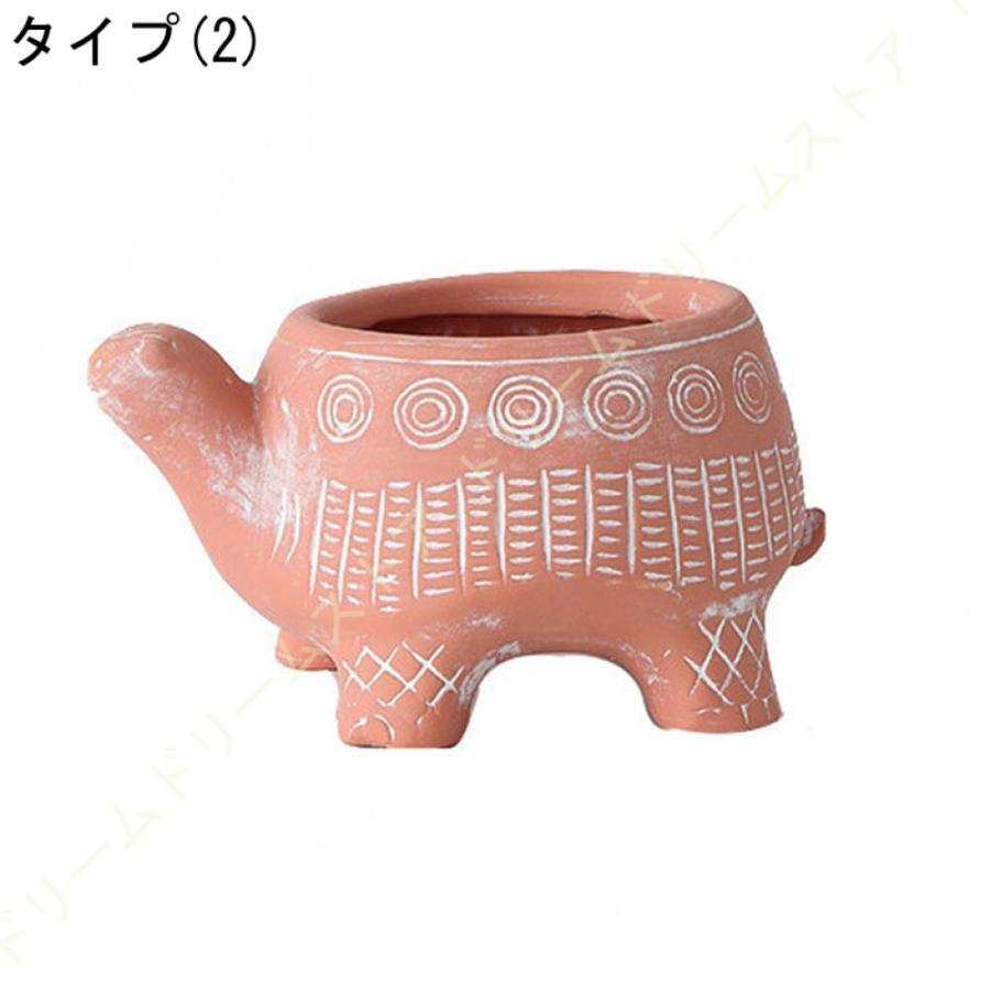 植木鉢 プランター 陶器製 底穴あり アニマルプランター カートゥーン かわいい 紅陶 多肉植物 観葉植物 サボテン フラワーポット おしゃれ 動物 : ly0501-00205 : J-K ...