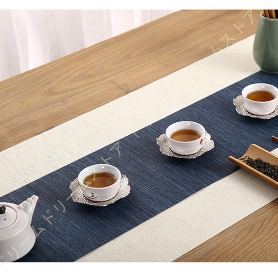 テーブルランナー 汚れにくい モダン 北欧 おしゃれ 洗える カラー ゴールド 32*220cm 金 レッド 赤 グリーン 緑 白 ホワイト 無地デザイン 綿の麻 無地 : ly0501 ...