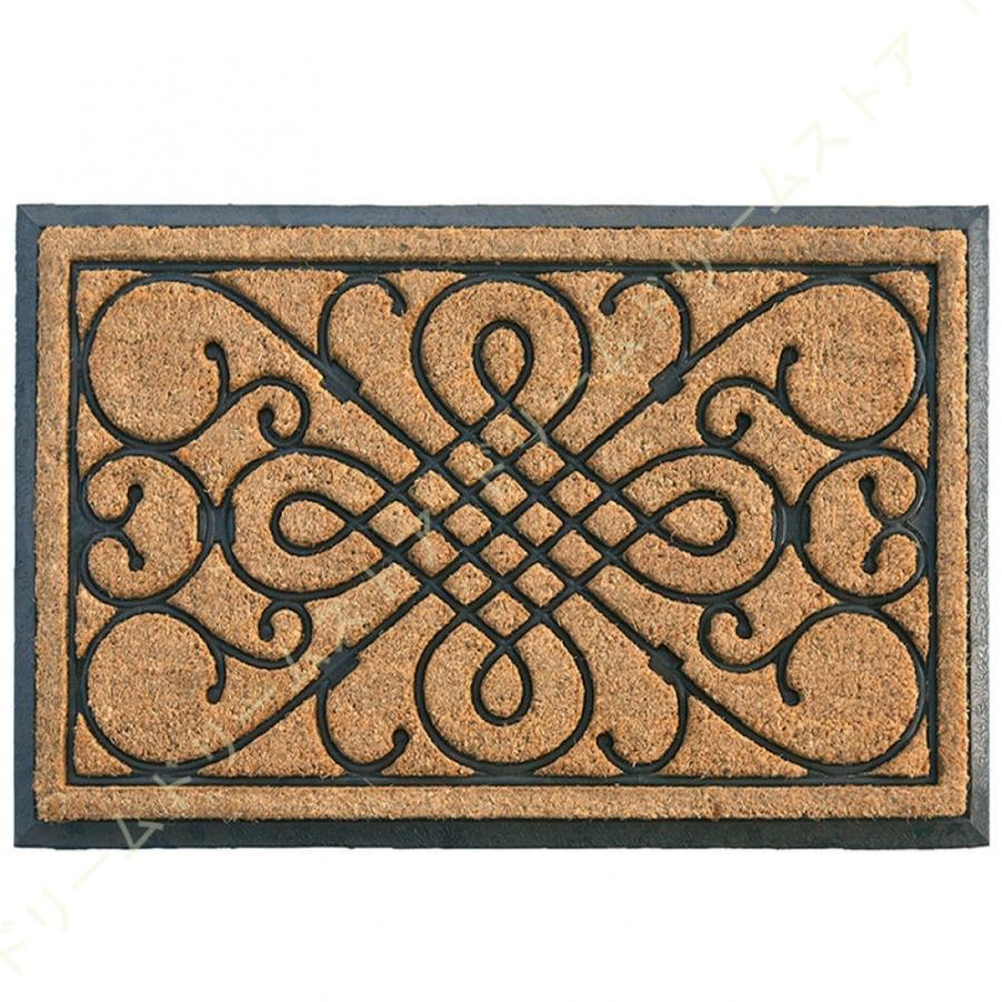 玄関マット 屋外 おしゃれ 屋外用玄関マット ココヤシ コイヤーマット ココマット 玄関マット ガーデンマット ラバーマット 玄関マット 屋外ドアマット : ly0501-00371 : J ...