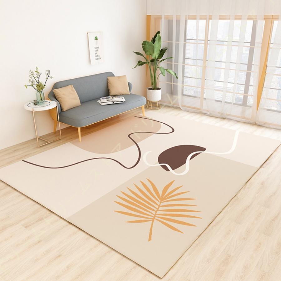 カーペット 滑り止め 撥水 抗菌 防ダニ ラグマット はっ水 リビング ラグ カーペット 絨毯 防汚 じゅうたん クッション フロアマット ホットカーペット対応 :ly0501-00392:J ...