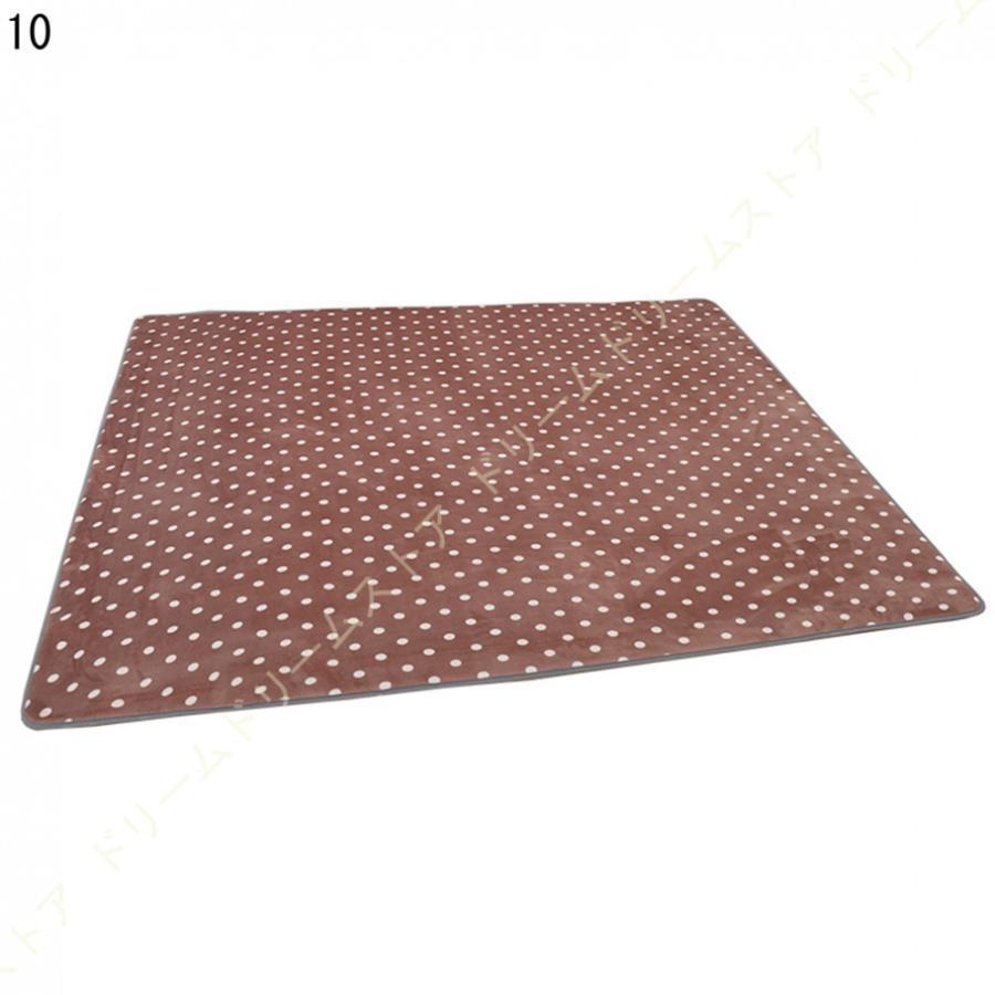 ラグ ラグマット 洗える 極厚 低反発 カーペット 防音 厚手 滑り止め付 じゅうたん フランネル オールシーズン 防ダニ加工 床暖房 ホットカーペット対応 : ly0501-00531 ...