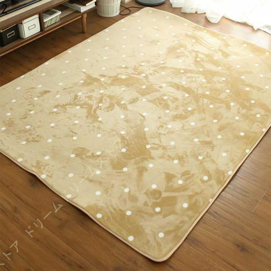 ラグ ラグマット 洗える 極厚 低反発 カーペット 防音 厚手 滑り止め付 じゅうたん フランネル オールシーズン 防ダニ加工 床暖房 ホットカーペット対応 : ly0501-00531 ...