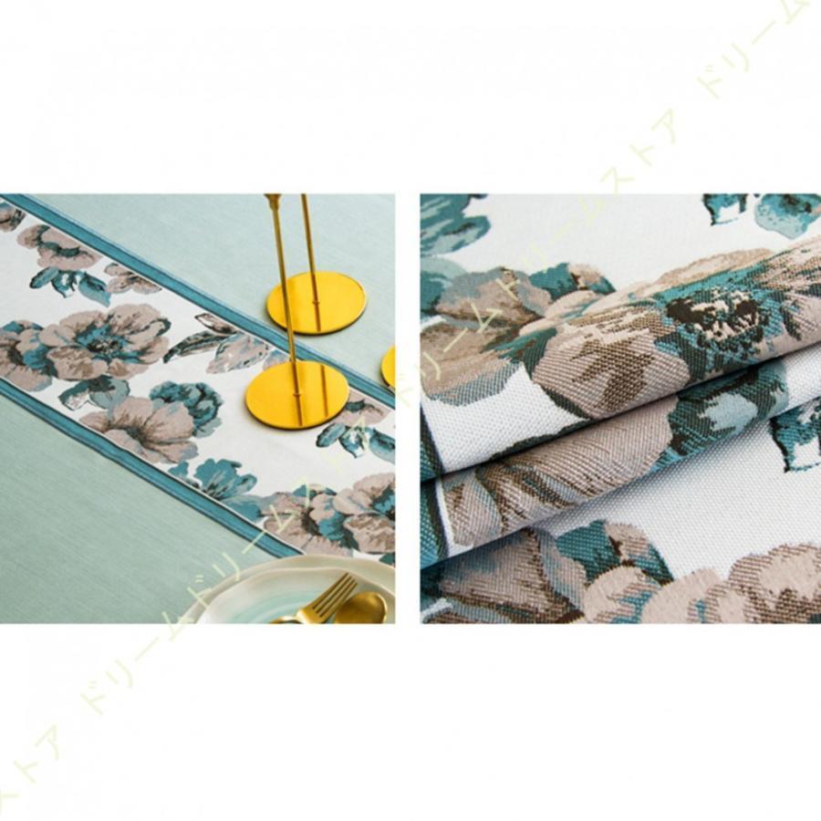 楕円形 テーブルクロス おしゃれ 撥水 北欧 レース付き 花柄 ダイニングテーブルカバー 田園風 ピクニック テーブルランナー テーブル装飾 シンプル 綿麻製 :ly0501-00551:J ...