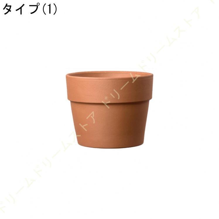 植木鉢 鉢植え セラミック鉢 底穴なし 北欧 シンプル 紅陶 プランター 多肉植物用 おしゃれ 陶器 丸形 インテリア クリエイティブ 置物 デスクトップ盆栽 園芸 : ly0501 ...