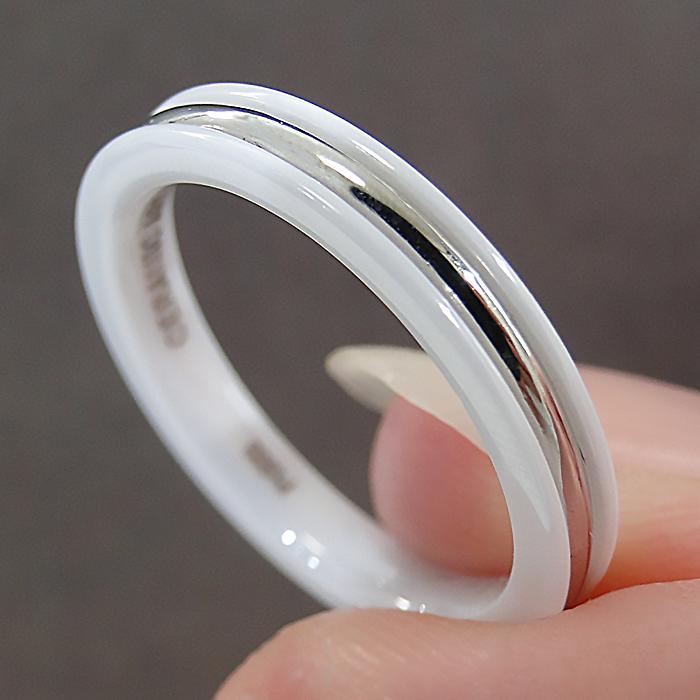 Pt900 K18 YG PG セラミック リング 送料無料 プラチナ 18金 指輪 上品 ペア ジュエリー シンプル レディース メンズ プレゼント 人気 可愛い 368333 ...