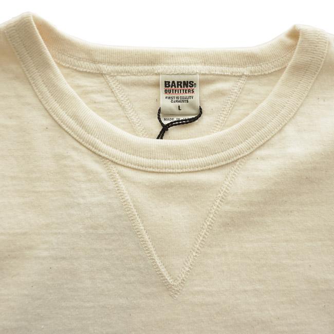 BARNS OUTFITTERS バーンズ アウトフィッターズ Tシャツ 長袖 メンズ Barns Outfitters COZUN LS GUSSET-T ヘビーウェイト 両Vガゼット ...