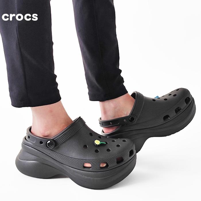 crocs クロックス サンダル レディース クラシック ベイ クロッグ CLASSIC BAE CLOG 206302 厚底 フットウェア ...