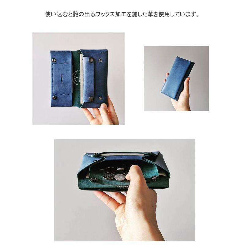 FABRIK ファブリック 長財布 小銭入れ付き ワックスコーティング FABRIK ファブリック 長財布 小銭入れ付き ワックスコーティング