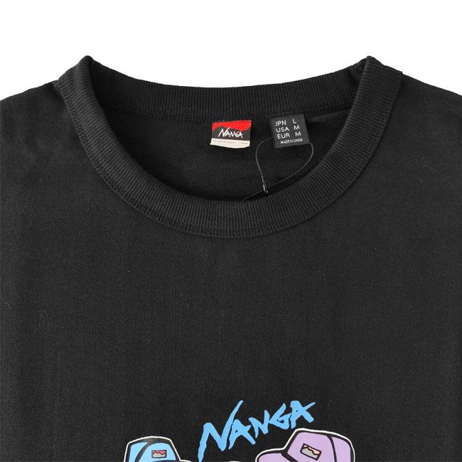NANGA ナンガ Tシャツ メンズ レディース ECO HYBRID TEE (FAM PT) エコハイブリッド プリント N2500-1M021Z NA25S1M021 半袖 ウシオダ ...