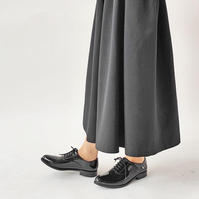 TEMPERATE テンパレイト レインシューズ レディース OSTERA オックスフォード ドレスシューズ マニッシュ レースアップ スリッポン PVC 靴 防水 晴雨兼用 : J ...