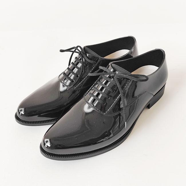 TEMPERATE テンパレイト レインシューズ レディース OSTERA オックスフォード ドレスシューズ マニッシュ レースアップ スリッポン PVC 靴 防水 晴雨兼用 : J ...