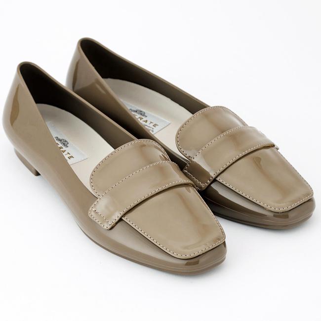 TEMPERATE テンパレイト レインシューズ ローファー レディース TESS パンプス スリッポン エナメル合皮 ドレスシューズ PVC ...