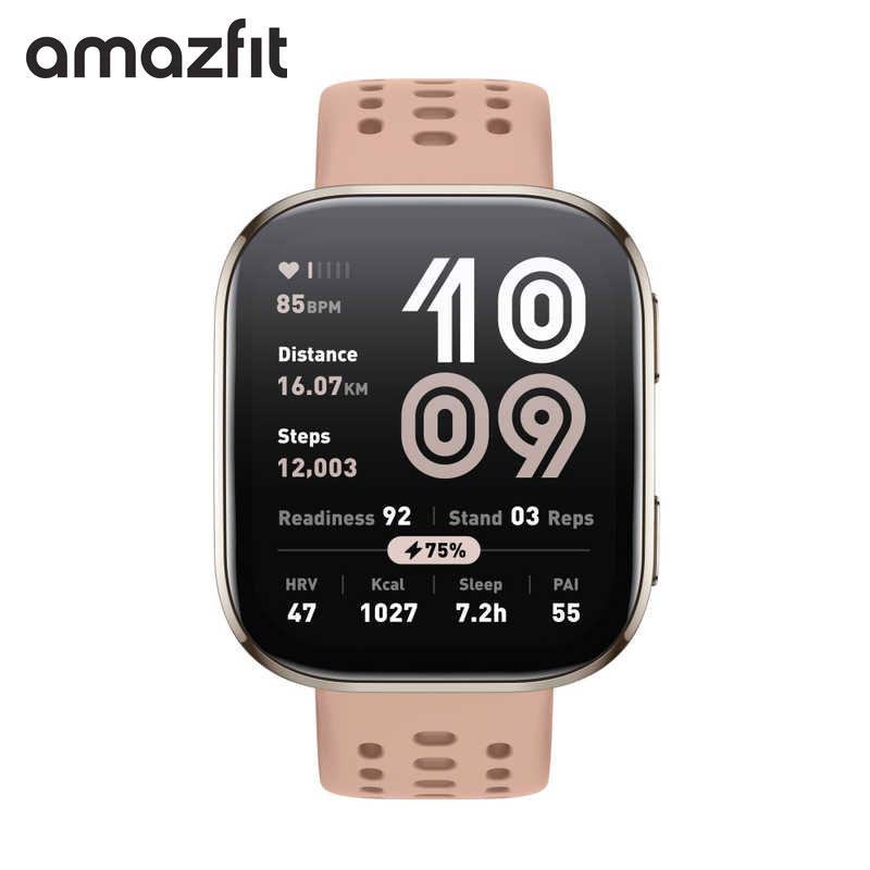 Amazfit Bip 6 SP170074 C236 ストーン 腕時計 AI搭載 スマートウォッチ 通話機能 GPS 音声操作 軽量 防水 睡眠 健康管理 ストレス測定 ライン 着信通知 ...