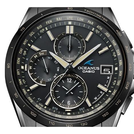 OCEANUS CASIO OCEANUS OCW-T2600JB-1AJF カシオ オシアナス Classic Line 腕時計 アナログ ソーラー電波 チタン マルチバンド6 ブラック ...