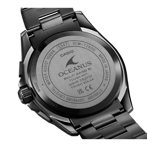 OCEANUS CASIO OCEANUS OCW-T2600JB-1AJF カシオ オシアナス Classic Line 腕時計 アナログ ソーラー電波 チタン マルチバンド6 ブラック ...