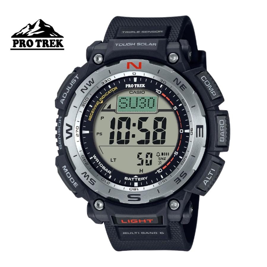 PRO TREK CASIO PRW-3400-1JF プロトレック カシオ 腕時計 Climber Line クライマーライン ソーラー 電波時計 デジタル メンズ ブラック アウトドア 耐 ...