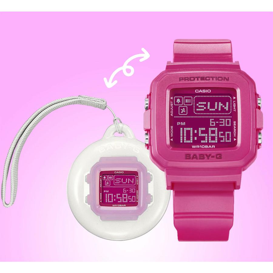BABY-G CASIO BABY-G＋PLUS BGD-10K-4JR カシオ 腕時計 ベイビージープラス 女の子 女性用 デジタル ピンク ...