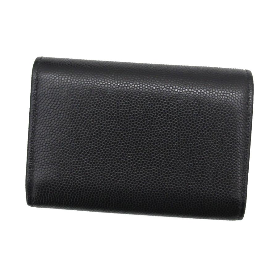 CHANEL シャネル AP4655 B20633 94305 キャビアスキン 三つ折り財布 スモールウォレット ブラック×ゴールド金具 新品 ギフト 箱付 : DECORbySEKINE ...
