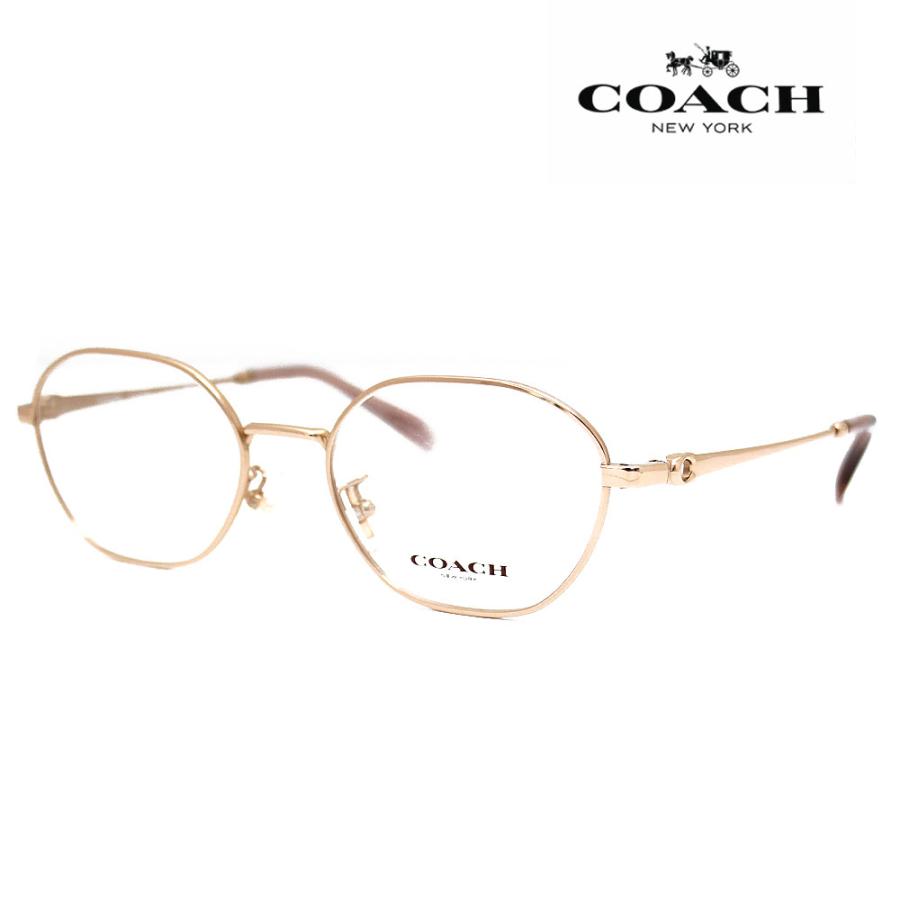 COACH（コーチ） HC5194TD 9407 50 OPTICS 伊達眼鏡 メガネフレーム チタンフレーム オーバル シャイニーローズ ...