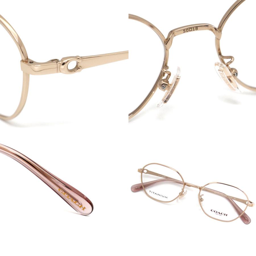 COACH（コーチ） HC5194TD 9407 50 OPTICS 伊達眼鏡 メガネフレーム チタンフレーム オーバル シャイニーローズ ...