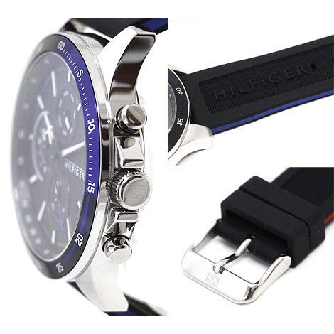 TOMMY HILFIGER トミーヒルフィガー 1791724 メンズ 腕時計 アナログ クォーツ ブラック プレゼント ギフト ...