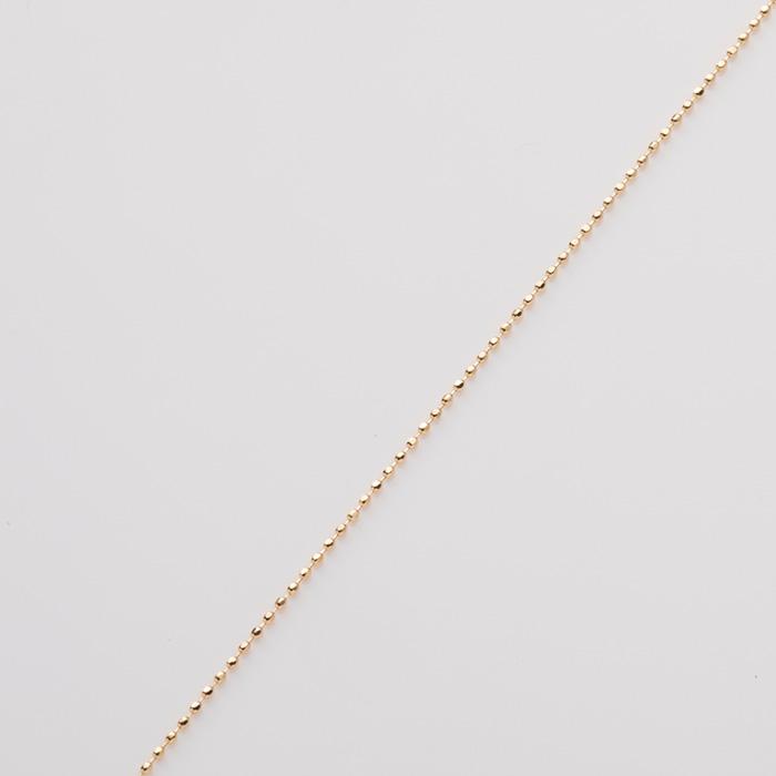 カットボール チェーン スライドアジャスター付き K18 YG PG Pt850 チェーン幅約0.8mm K18ネックレス プラチナネックレス シンプルネックレス 18金 プラチナ850 ...