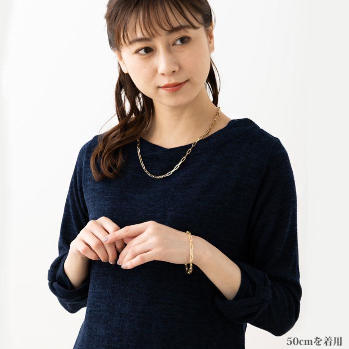 ペーパークリップ ネックレス チェーン 幅約4.4mm K18 YG 18金 レディース メンズ ゴールド イエローゴールド k18ネックレス 105 : J-STUDIO - 通販 ...