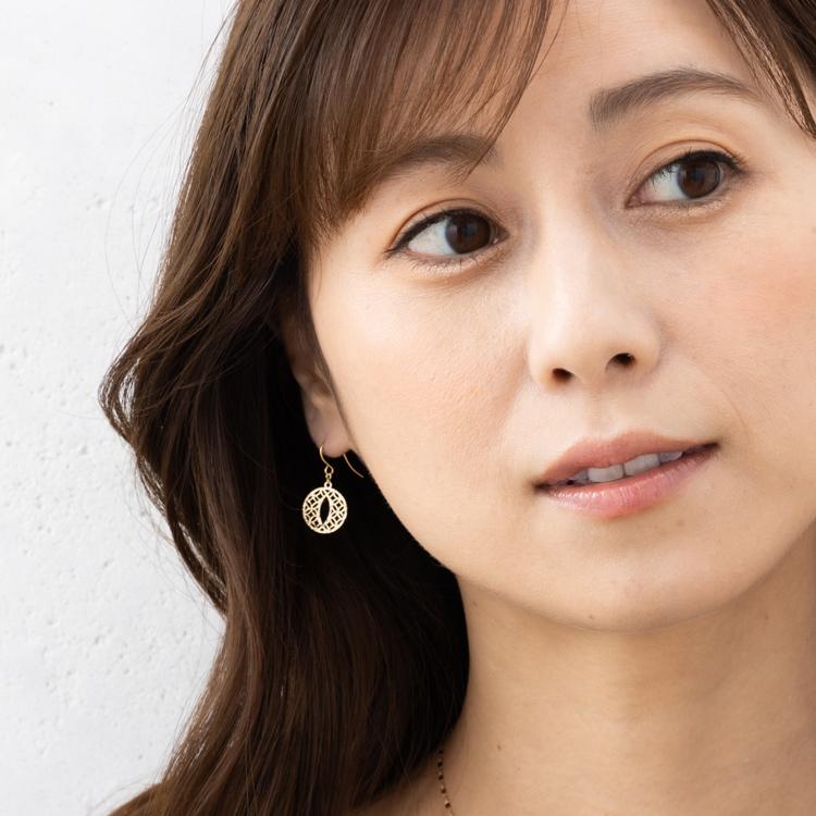 透かし ラウンド ピアス K18 地金 フックピアス ジオメトリック ピアス 18金 イエローゴール 揺れる ピアス : 240719pi03je : J-STUDIO - 通販 ...