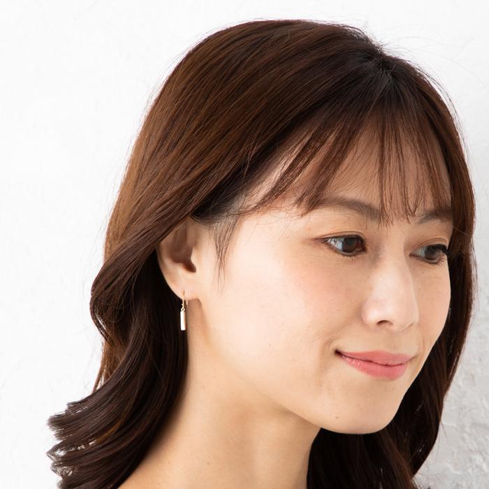 バー ピアス 揺れる フック K18 YG 18金 イエローゴールド 約1.4g(左右合計) : J-STUDIO - 通販 - Yahoo!ショッピング