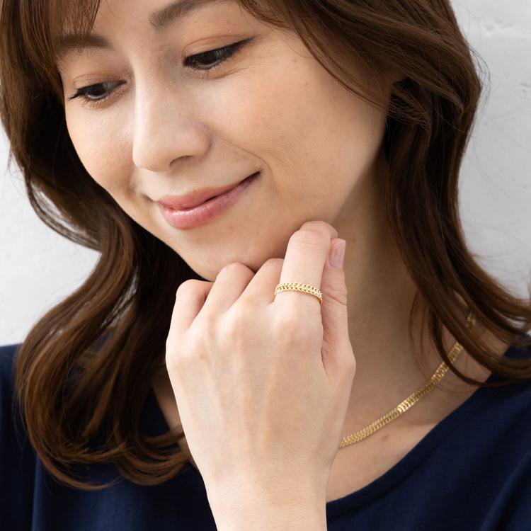 チェーンリング 中空 太目 キヘイ ビスマルク チェーン リング K18 YG 18金 レディース メンズ ゴールド 喜平 イエローゴールド k18リング060 : J-STUDIO - 通販 ...