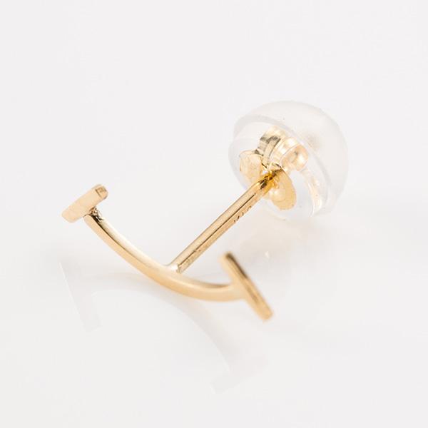 スマイルモチーフピアス スタッドピアス K18/K14WG（イエローゴールド・ホワイトゴールド） :komie10000106:J-STUDIO - 通販 - Yahoo!ショッピング