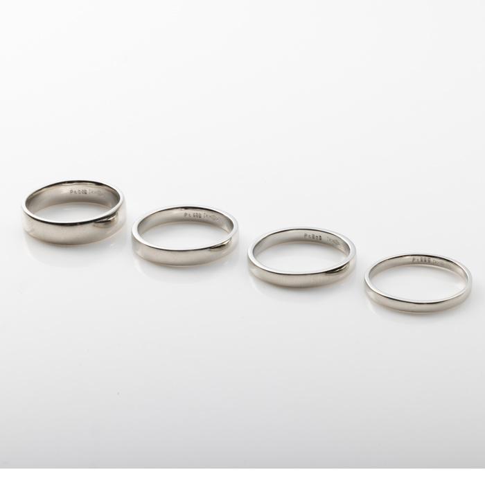 Pt950 リング プラチナ950 指輪 平打ち デザイン 幅約1.9mm 約1.3g(11号基準) レディース メンズ ペアリング マリッジリング : J-STUDIO - 通販 ...