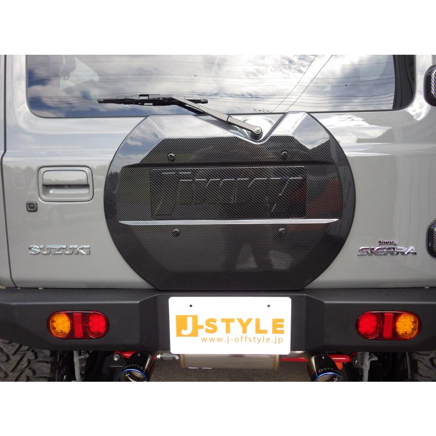 ジムニー JB64W/JB74W カーボン調スペアタイヤレスカバー バックドアカバー : ジェイ・スタイル - 通販 - Yahoo!ショッピング