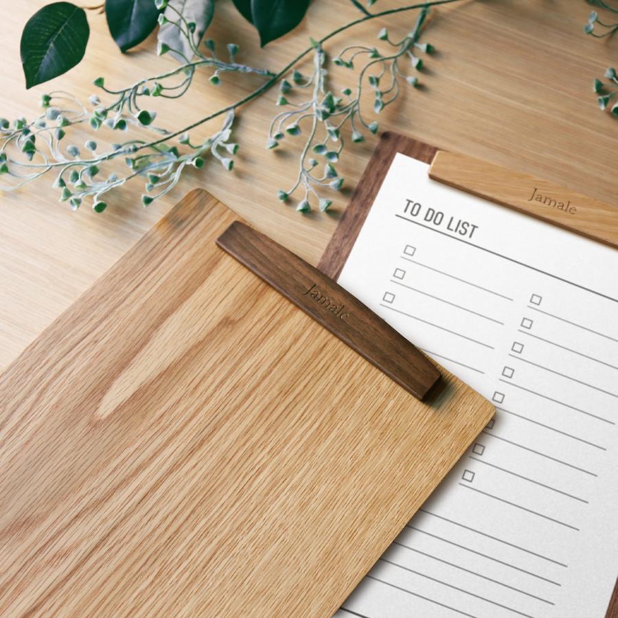 Jamale 天然木 A4 バインダー クリップボード マグネットクリップ 日本製 縦 横 2WAY シンプル ブランド プレゼント ギフト [名入れ 可能] 4FA (09000497r ...
