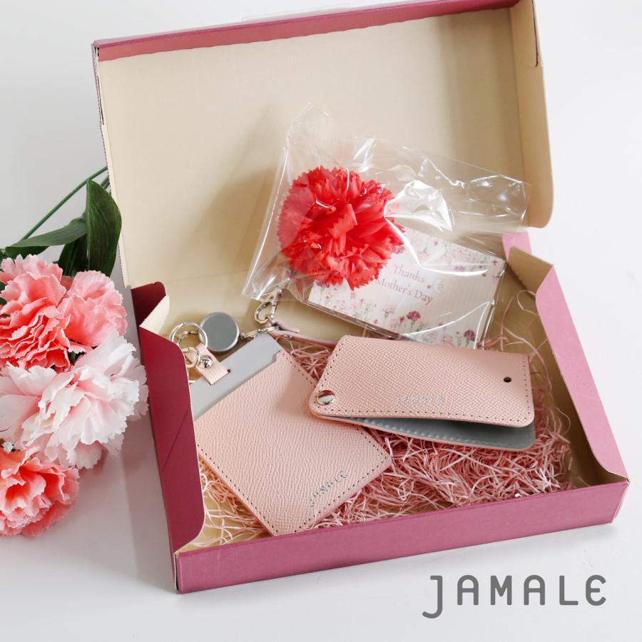 Jamale 母の日 プレゼント ギフトセット キーケース カードケース パスケース カーネーション 入浴剤 鍵 ギフト レディース [名入れ 可能] : sankyo shokai-三京商会 ...