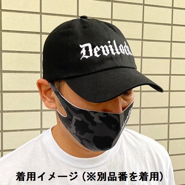 DEVILOCK デビロック「FRONT & BACK DAIMLER LOGO CAP」ローキャップ ストラップバック 帽子 黒ブラック ロゴ刺繍 ベースボール メンズレディース Rogia ...