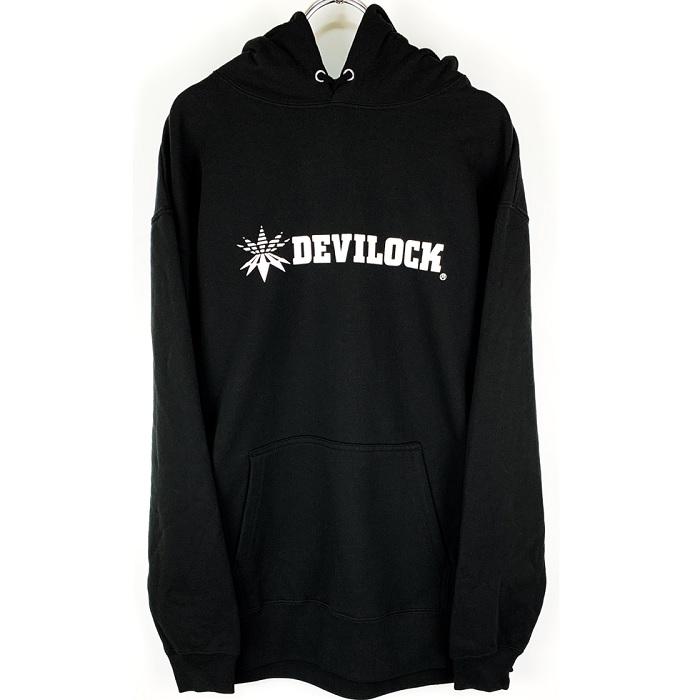DEVILOCK デビロック「VECTOR & COBRA HOODIE」ビッグプルオーバーパーカー オーバーサイズ 裏パイルスウェット バックプリント 蛇ヘビ コブラ スネーク ...