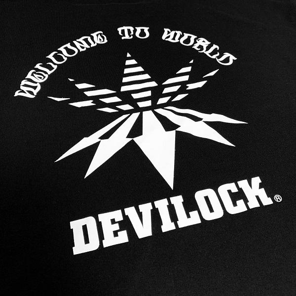 DEVILOCK デビロック「DAIMLER & VECTOR TEE」半袖Tシャツ ビッグ 黒白 ブラックホワイト ロゴ バックプリント スカル メンズレディース Rogia ...