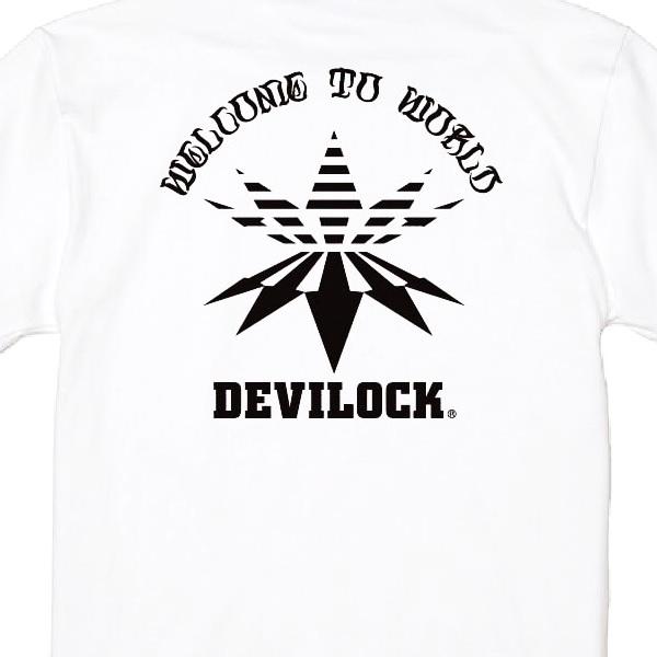 DEVILOCK デビロック「DAIMLER & VECTOR TEE」半袖Tシャツ ビッグ 黒白 ブラックホワイト ロゴ バックプリント スカル メンズレディース Rogia : Jack9 ...